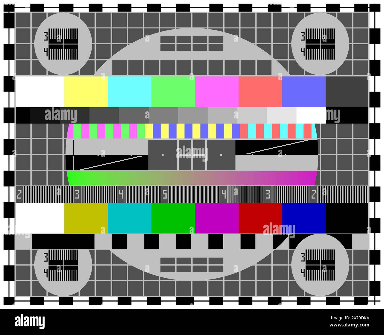 Universal electronic test chart hi-res stock photography and images - Alamy
