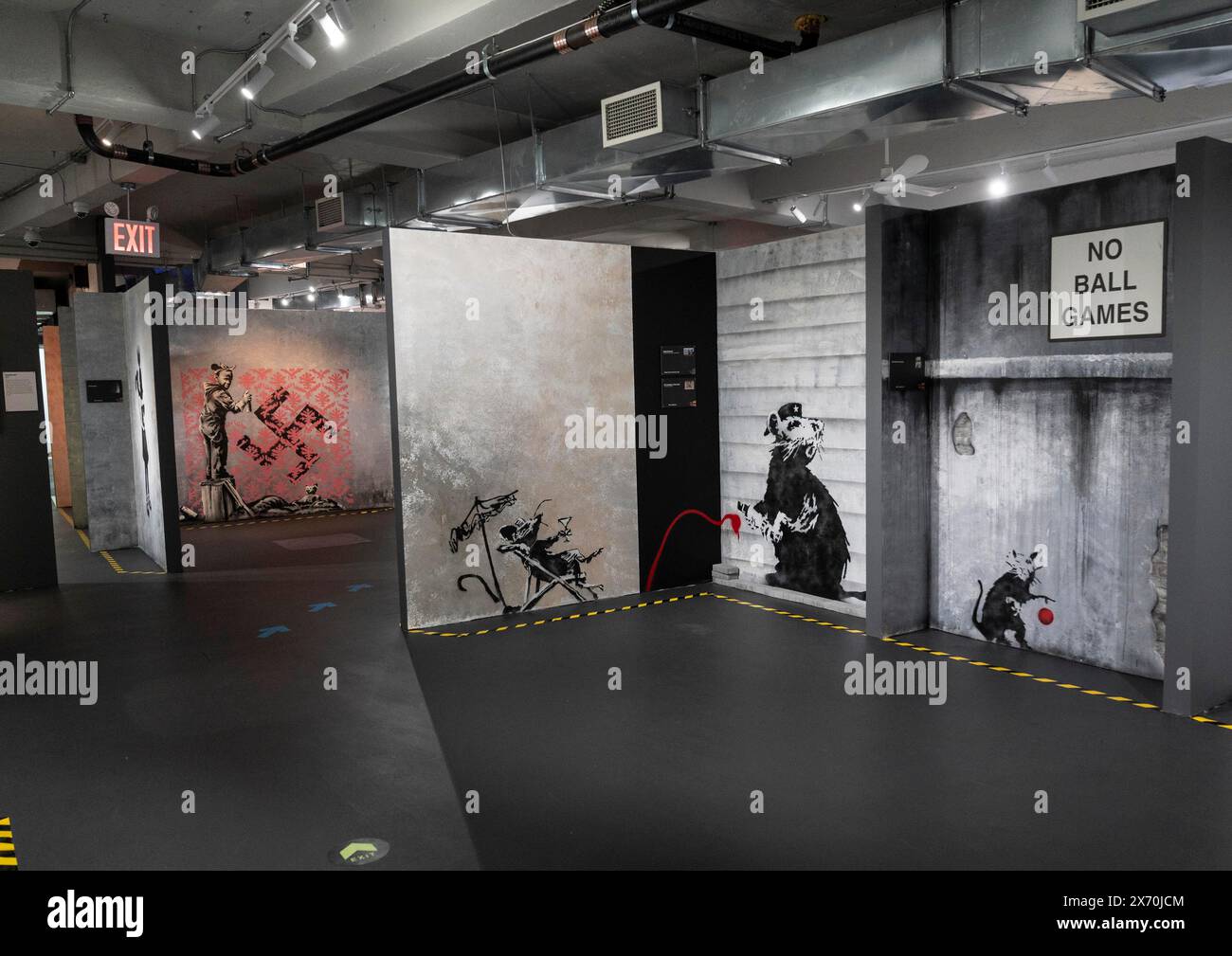 Famous banksy works hi-res stock photography and images - Alamy