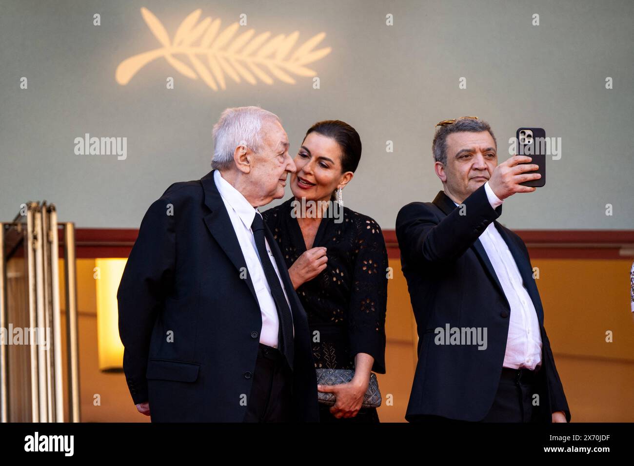Cannes, France. 16th May, 2024. L-R : Paul Rassam and his nephew Thomas ...