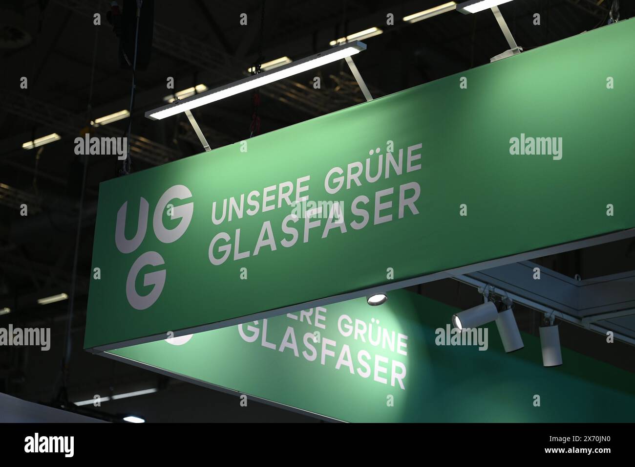 Cologne, Germany. 14th May, 2024. Logo, lettering Our Green Fiber UGG ...