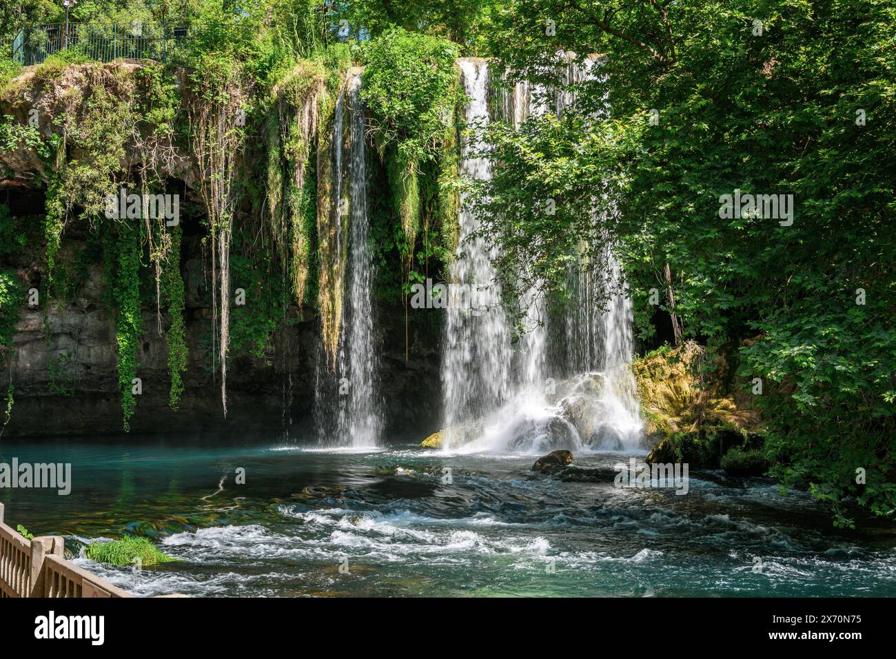 Beautiful long waterfall in hi-res stock photography and images - Alamy