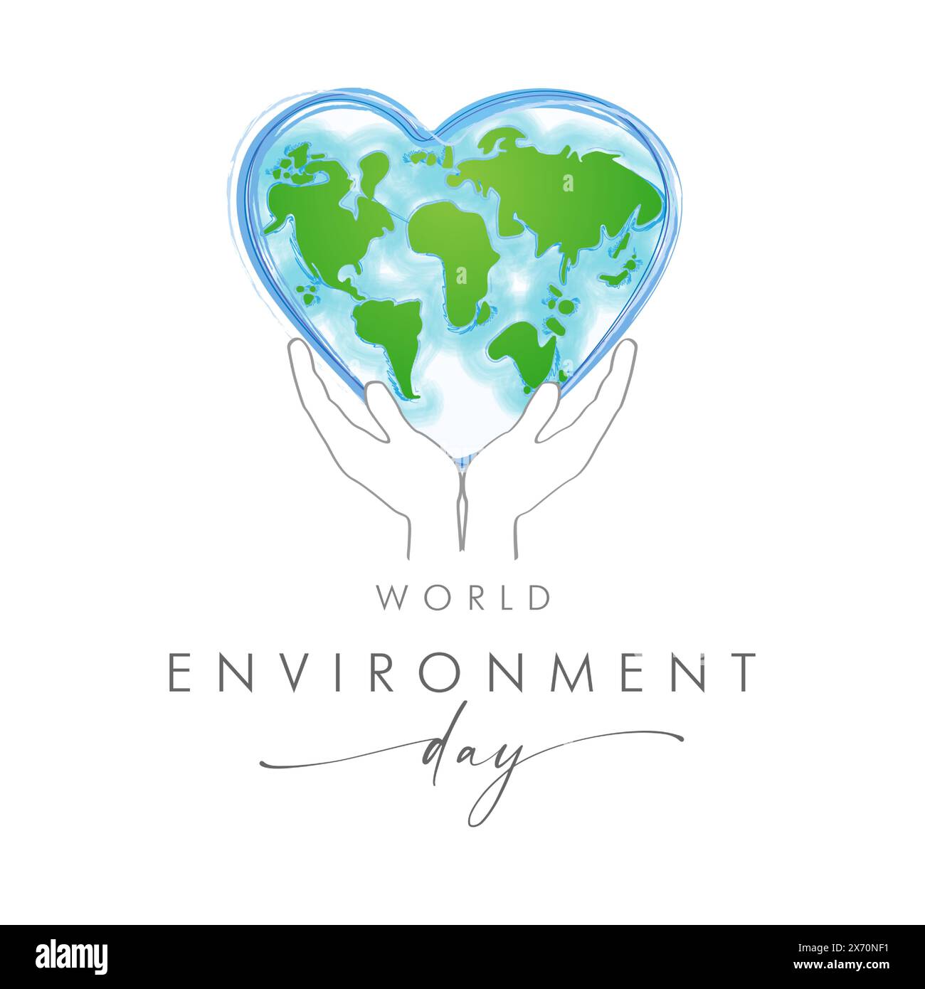 World in hands icon Stock Vector Images - Alamy