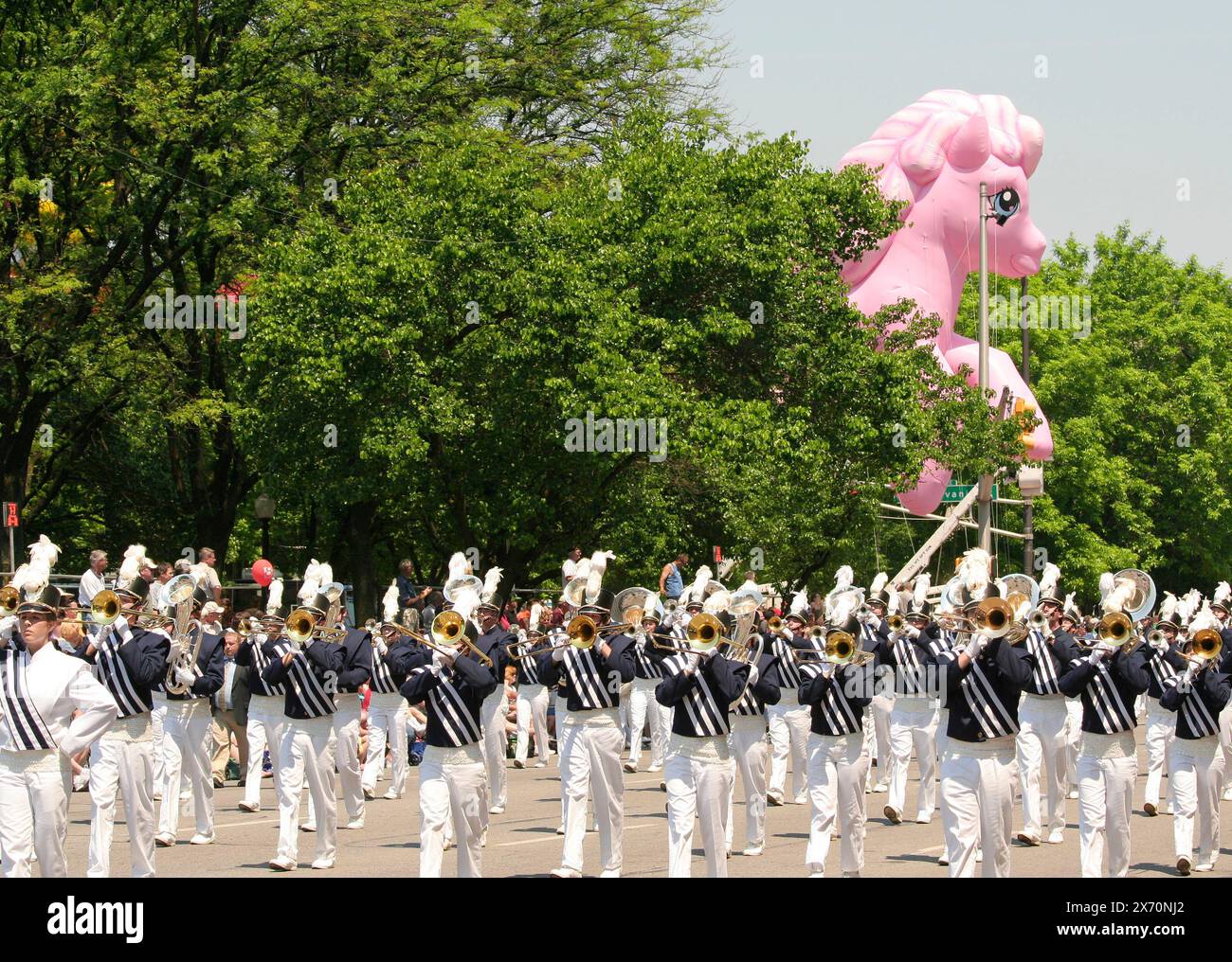 INDIANAPOLIS, IN, USA-MAY 23,2009:Unidentified People of Marching Band ...
