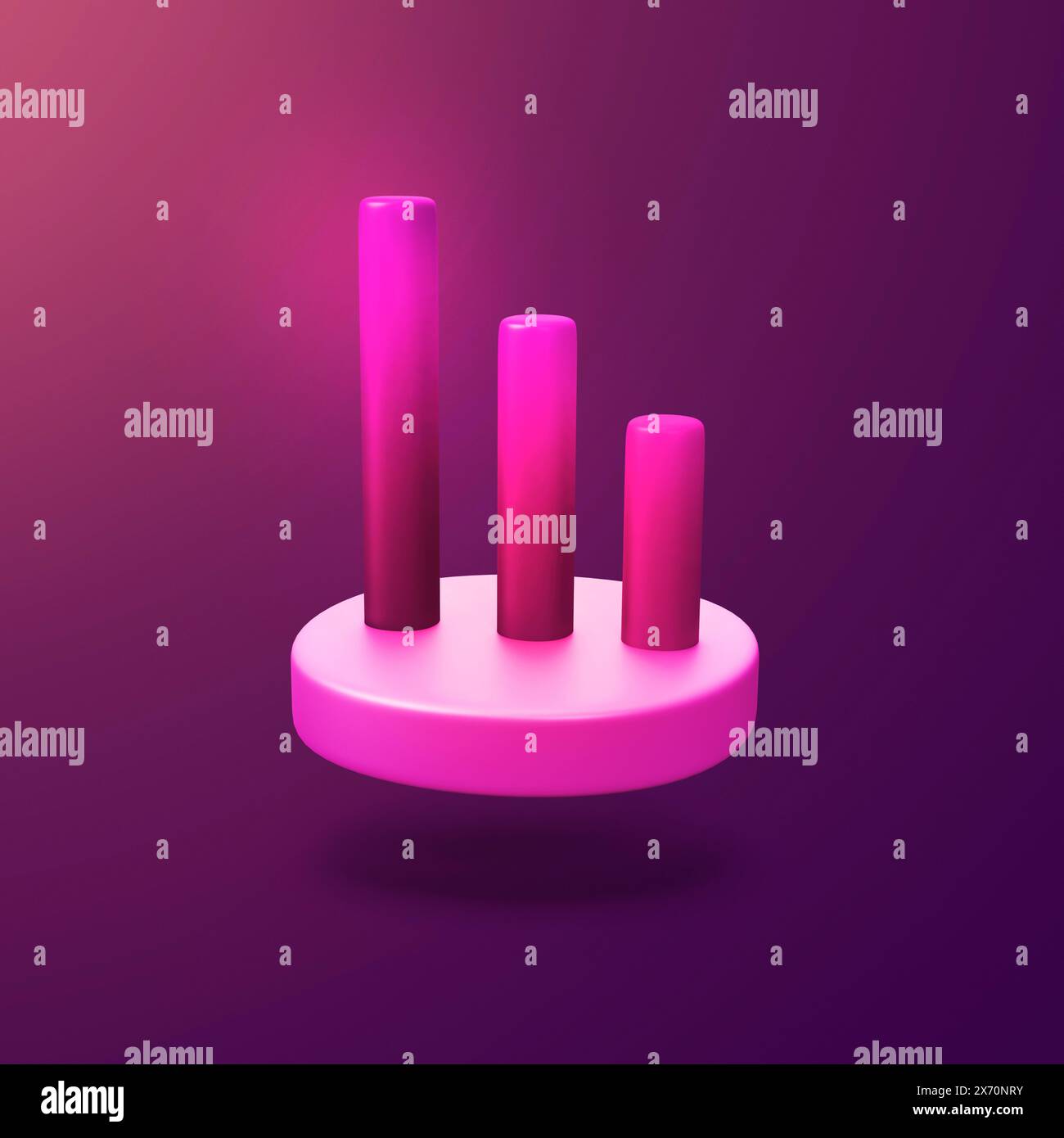 Stock arrows - stylized 3d CGI icon object, Not gen Ai Stock Photo - Alamy