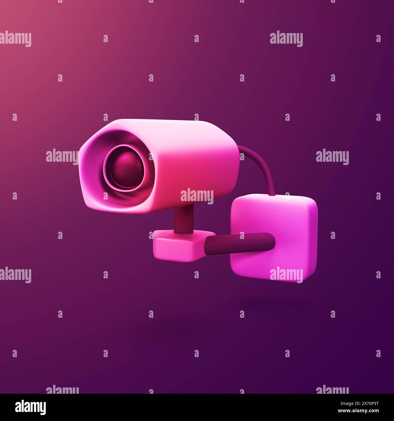 Security home camera - stylized 3d CGI icon object, Not gen Ai Stock ...