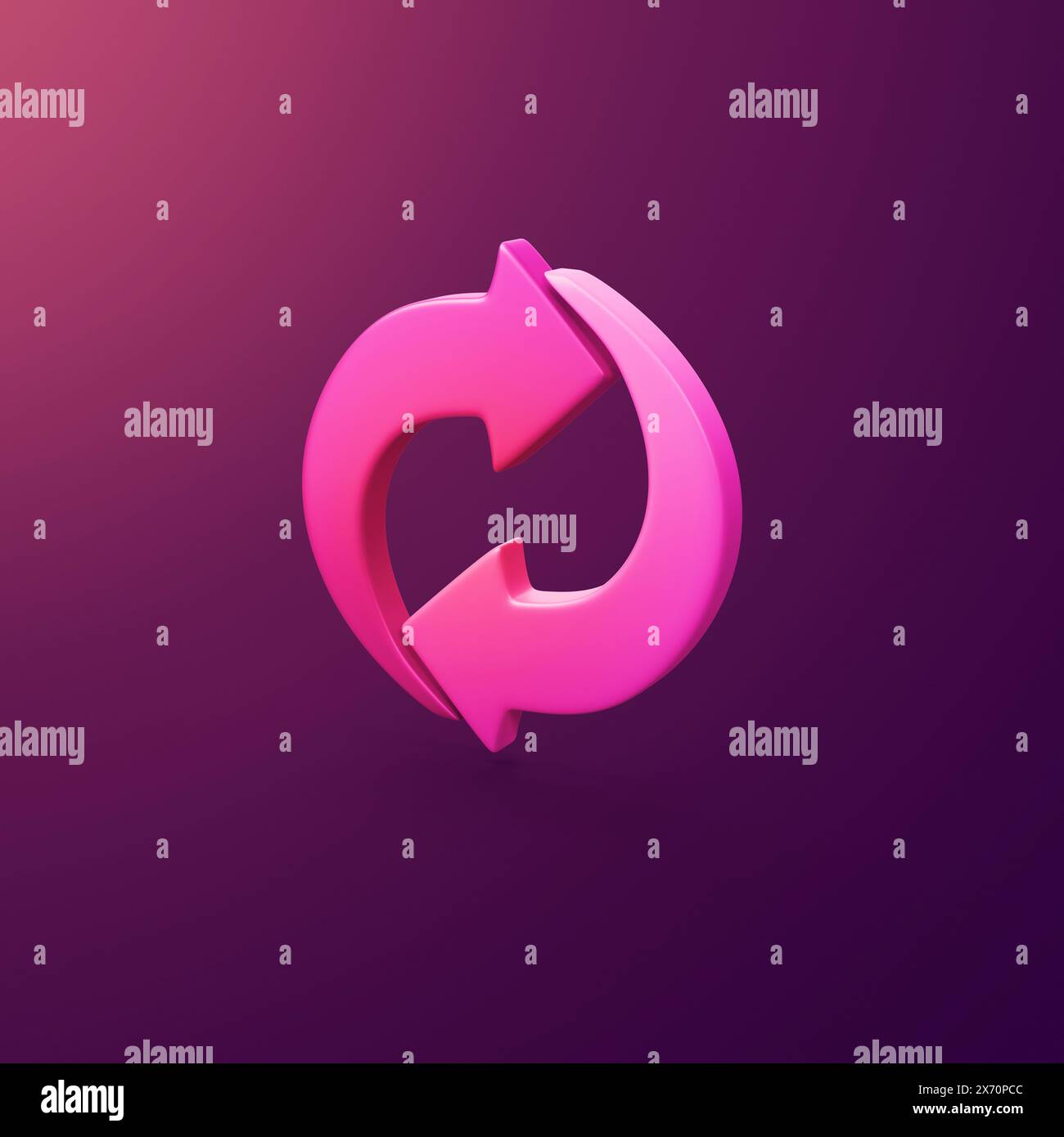 Recycle symbol - stylized 3d CGI icon object, Not gen Ai Stock Photo ...