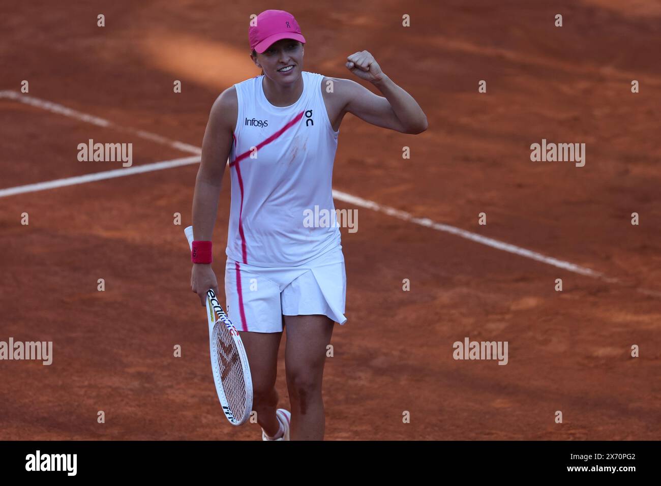 Rome, Italy 16.05.2024: Iga Swiatek (POL) vs Coco Gauff (USA) during Internazionali BNL 2024 ...