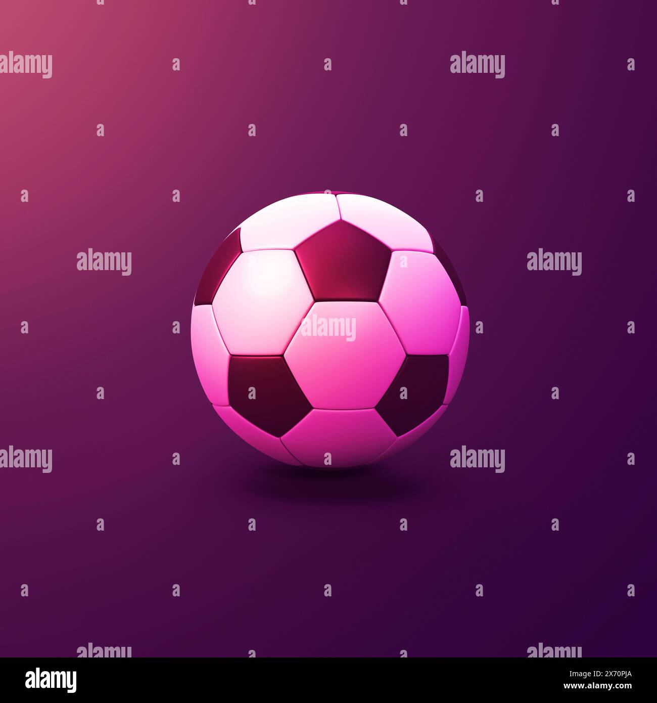 Football soccer ball - stylized 3d CGI icon object, Not gen Ai Stock ...