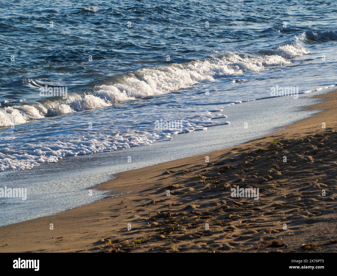 Beautiful curved water waves are used as a background image. Ocean wave ...