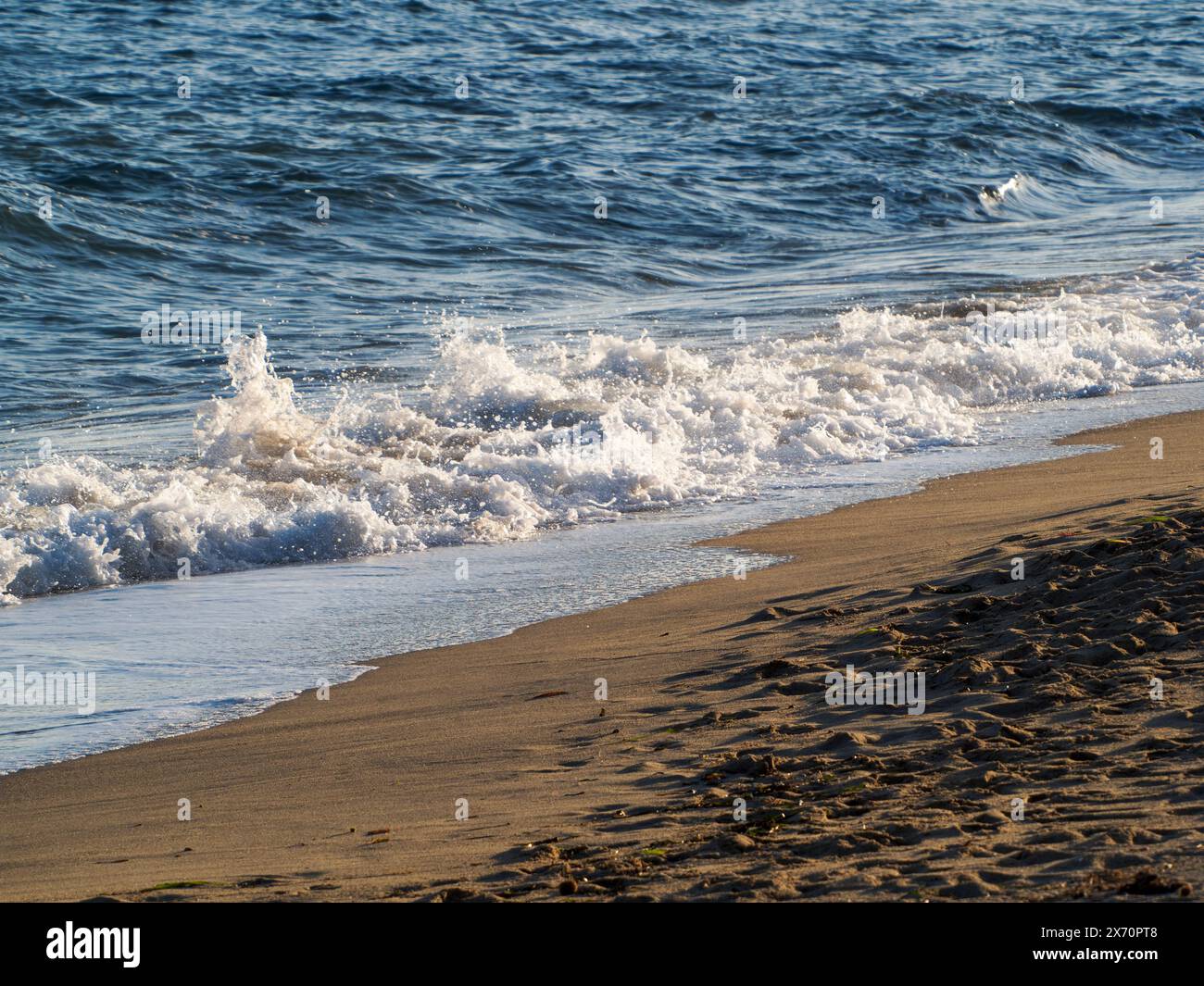 Beautiful curved water waves are used as a background image. Ocean wave ...