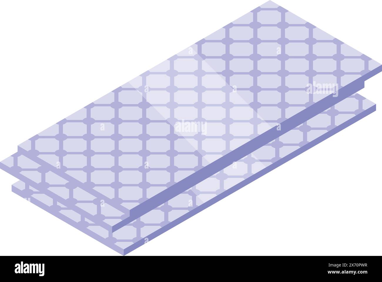 Isometric solar panels illustration showcasing sustainable and ...