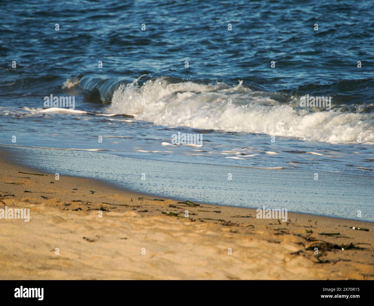 Beautiful curved water waves are used as a background image. Ocean wave ...