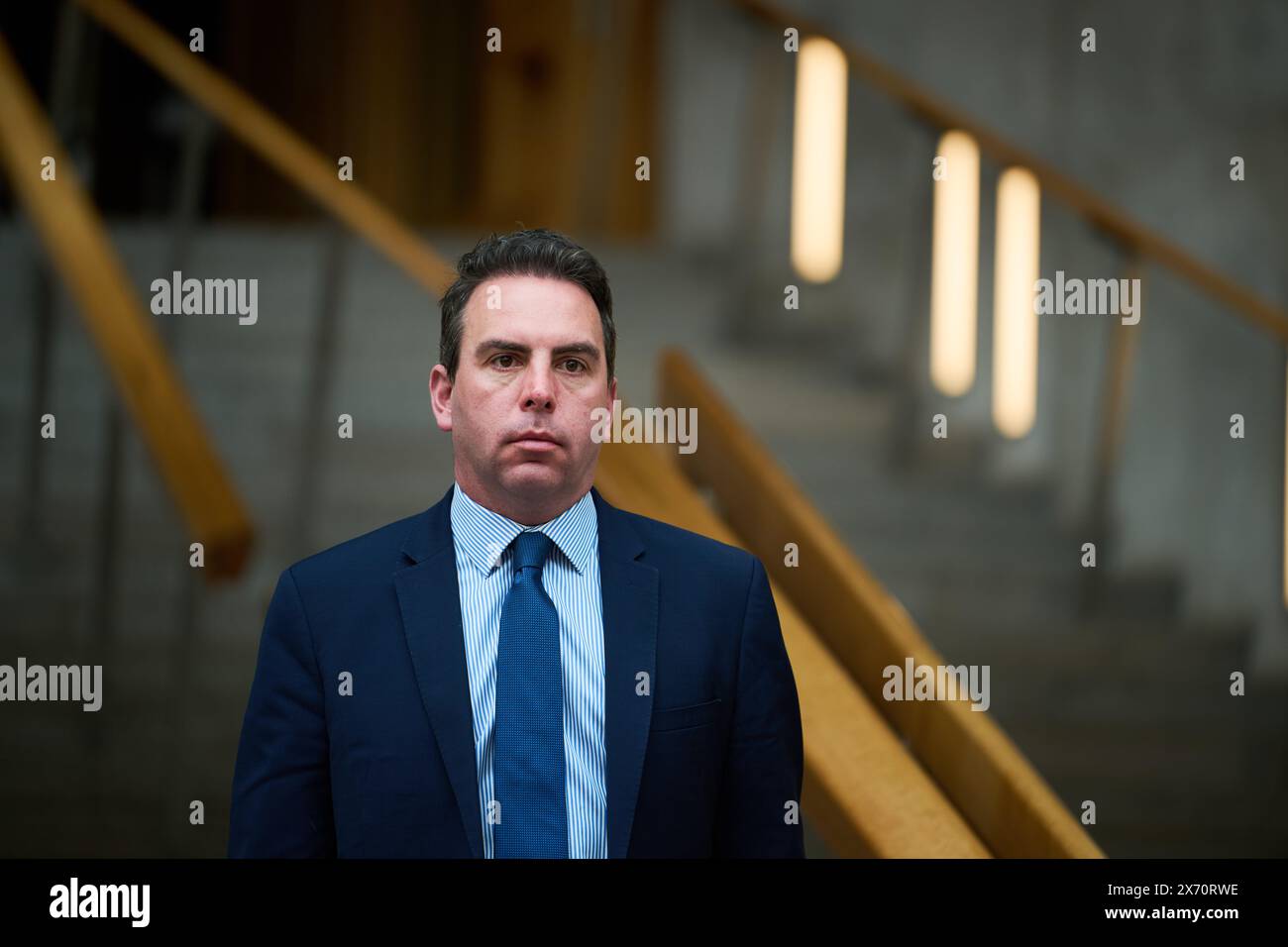 Edinburgh Scotland, UK 16 May 2024. Maurice Golden MSP at the Scottish ...