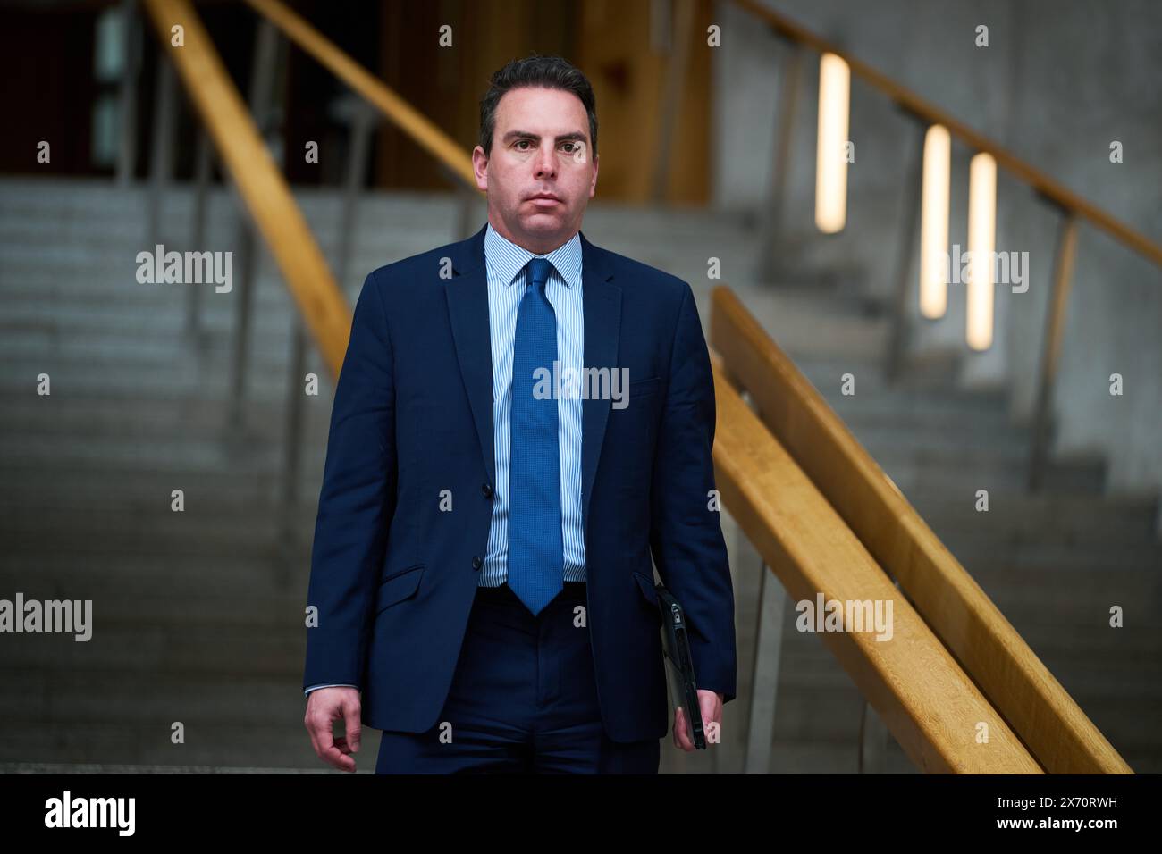 Edinburgh Scotland, UK 16 May 2024. Maurice Golden MSP at the Scottish ...