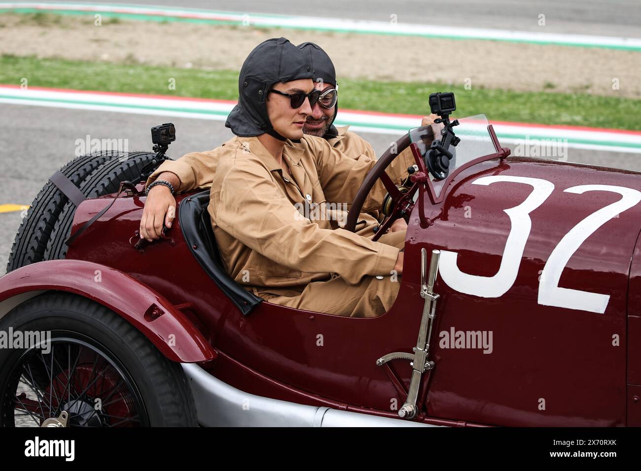 RUSSELL George (gbr), Mercedes AMG F1 Team W15, portrait Timo Glock ...