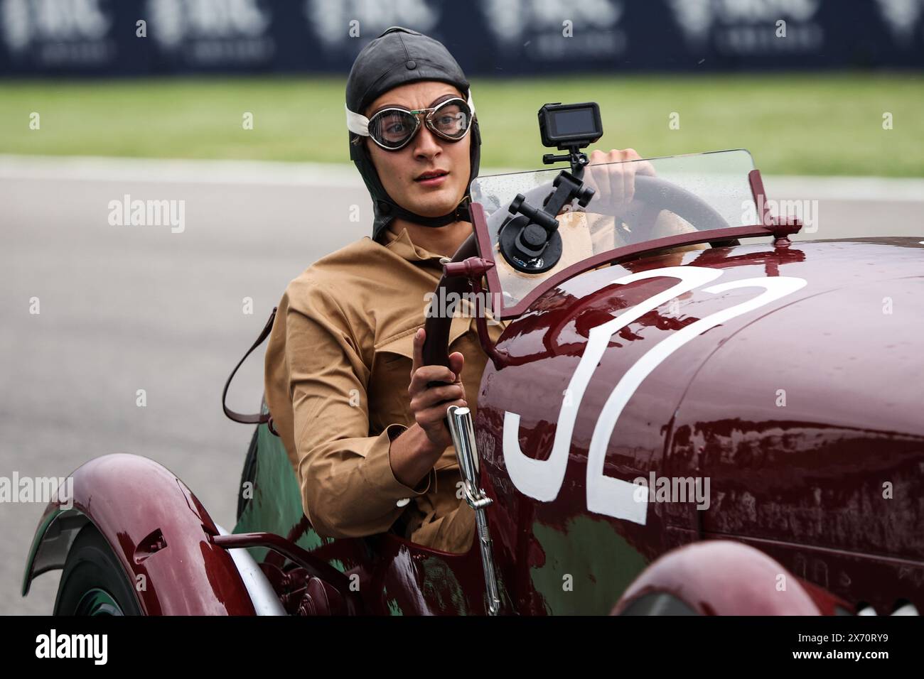 RUSSELL George (gbr), Mercedes AMG F1 Team W15, portrait driving the 2 ...