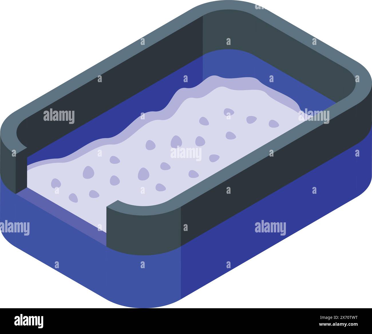 Vector isometric illustration of a soap dish with a bar of soap, ideal ...
