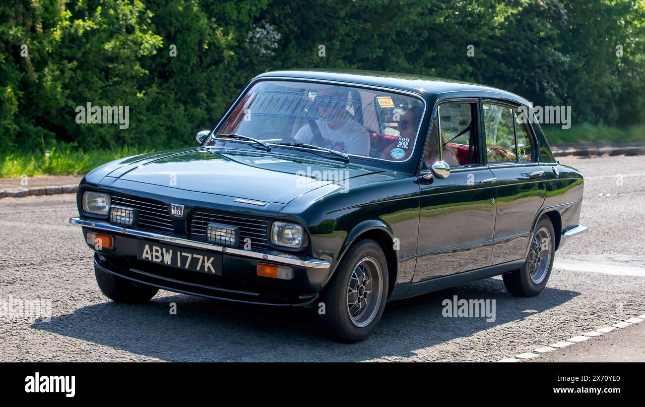 Stoke Goldington,UK - May 11th 2024: 1972 green Triumph Toledo classic ...