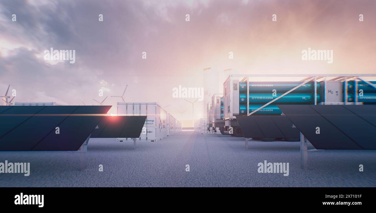 An industrial park used for the production, storage and distribution of ...