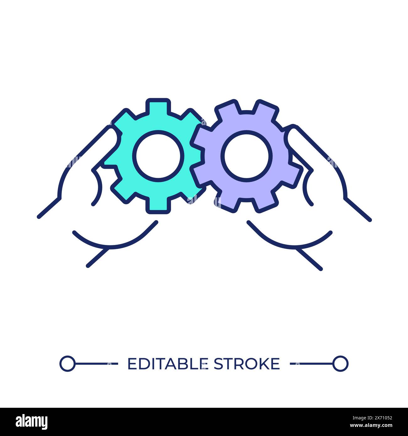 Cooperative effort Stock Vector Images - Alamy
