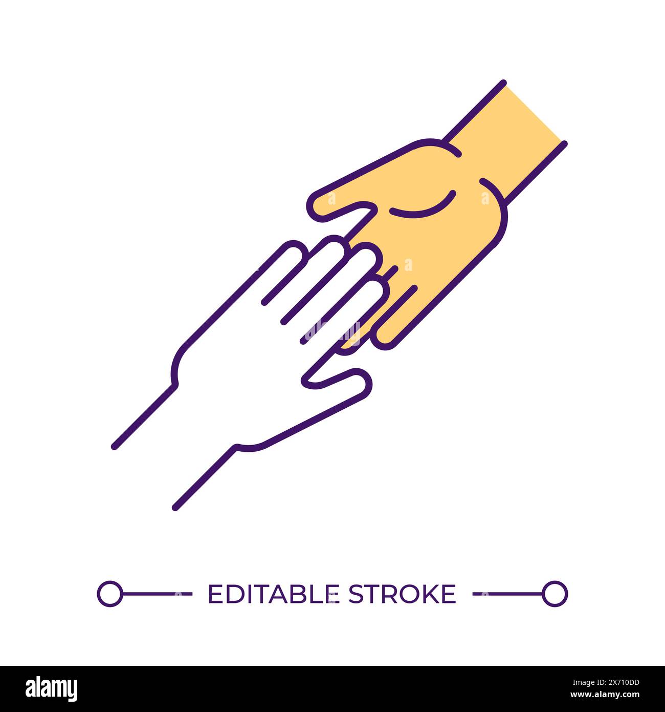 Human connection RGB color icon Stock Vector Image & Art - Alamy