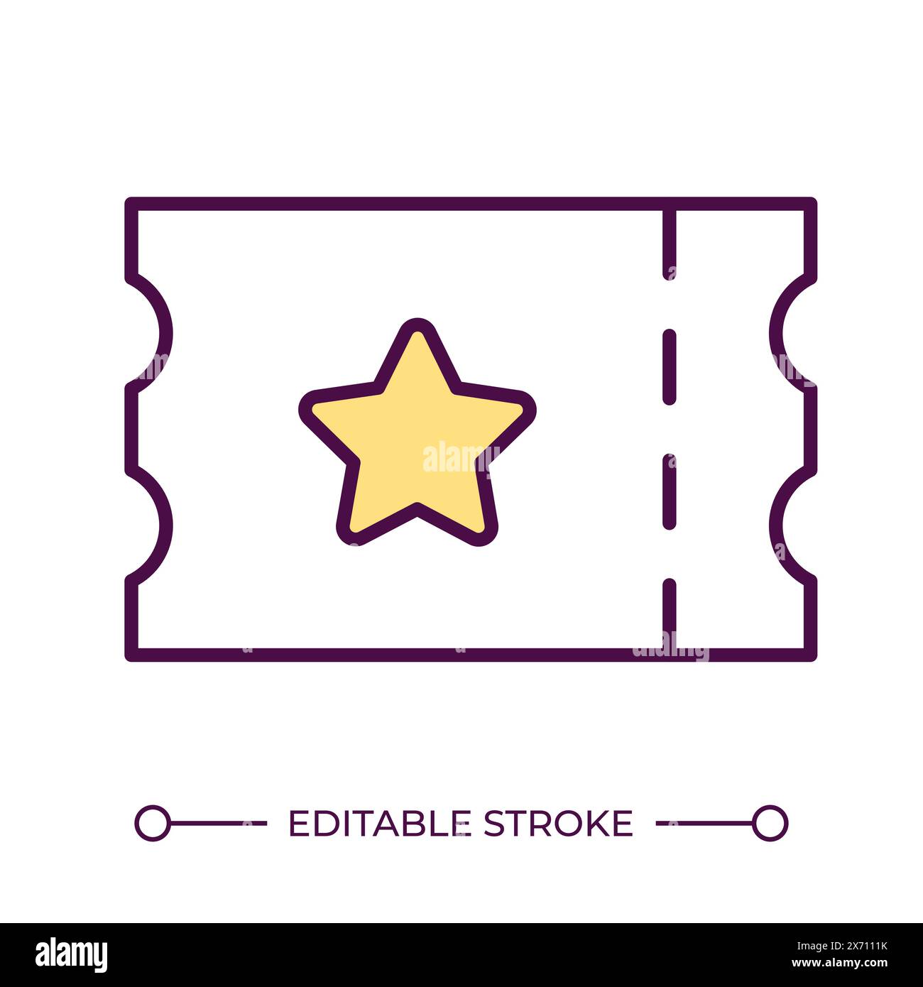 Ticket lucky Stock Vector Images - Alamy