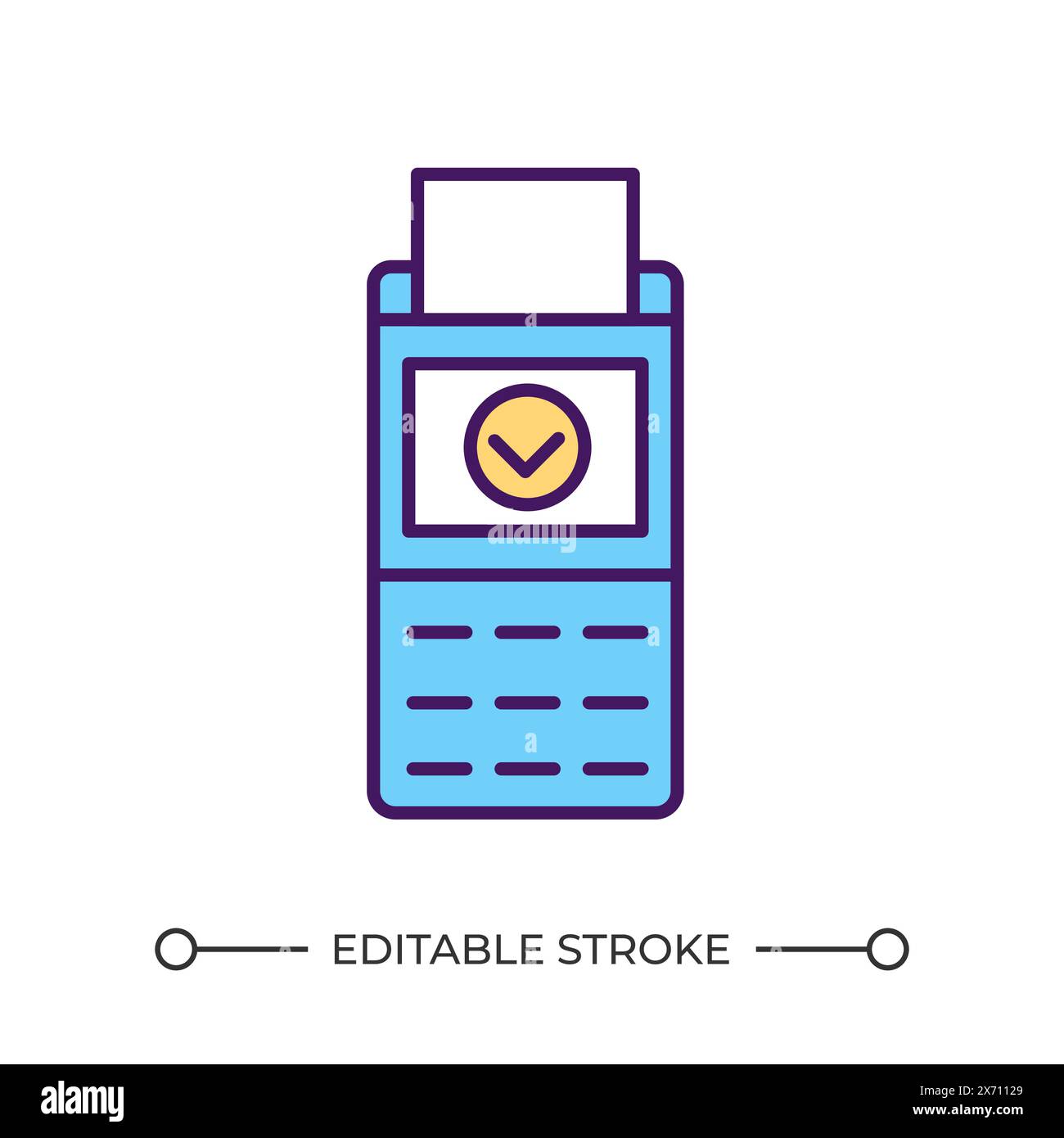 Sales terminal Stock Vector Images - Alamy