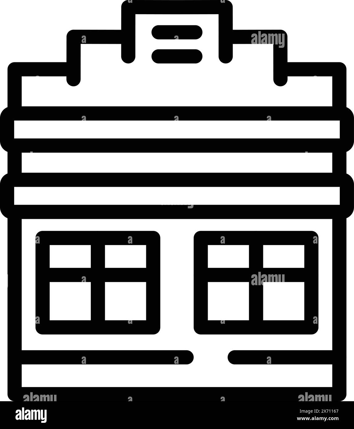 Famous Belgian architecture icon outline vector. Gothic culture ...