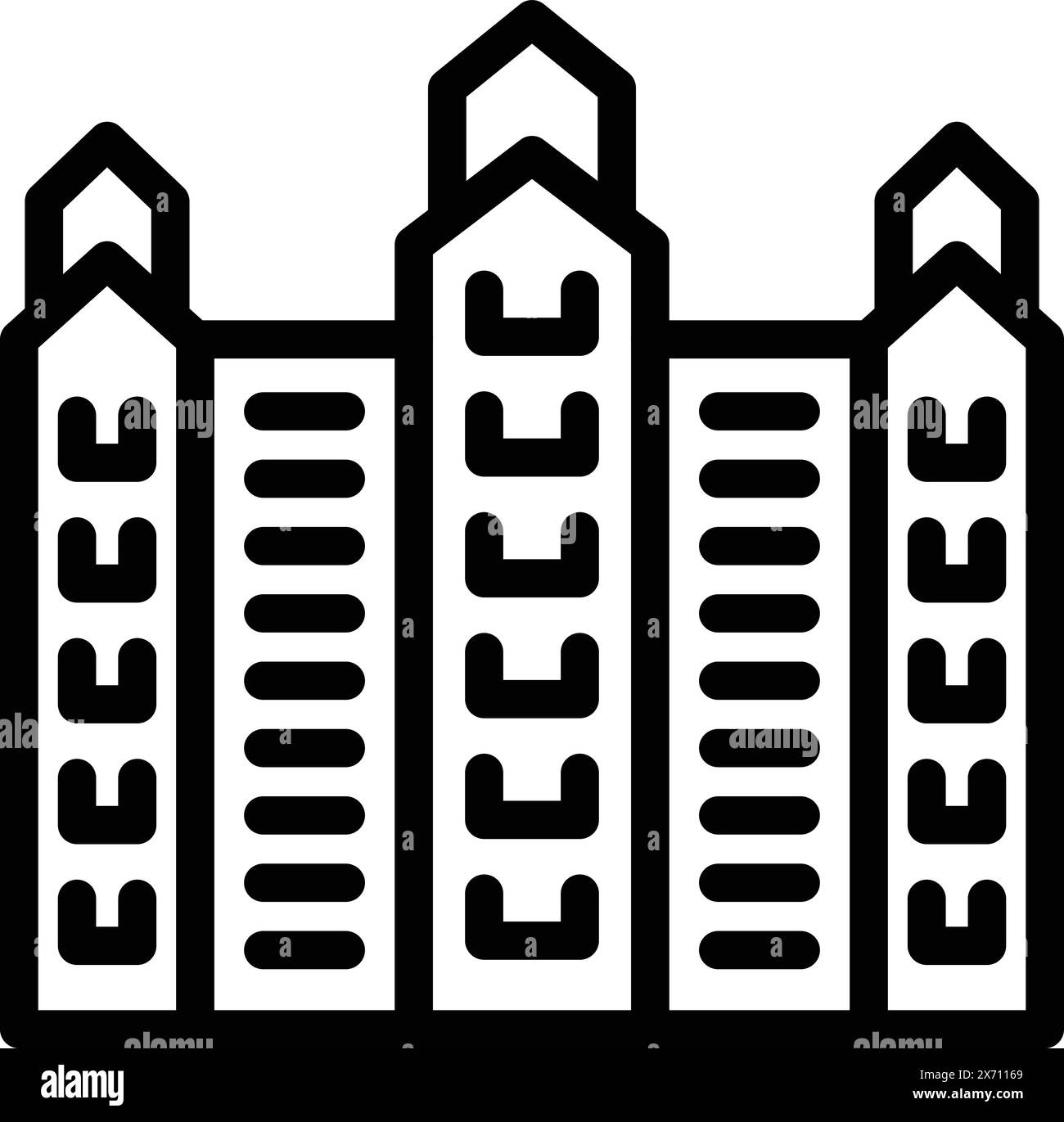 Brussels museum icon outline vector. National visit place. Belgian ...