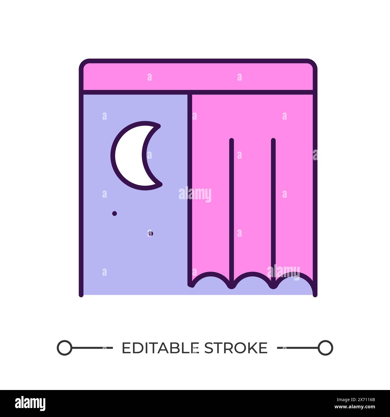 Nighttime RGB color icon Stock Vector Image & Art - Alamy