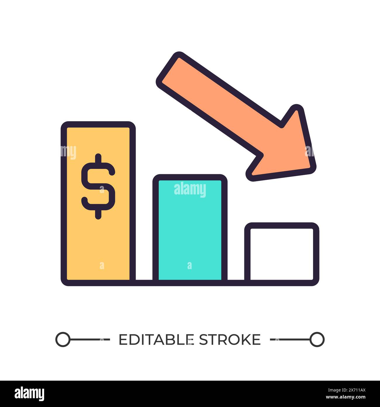 Economic downturn Stock Vector Images - Alamy