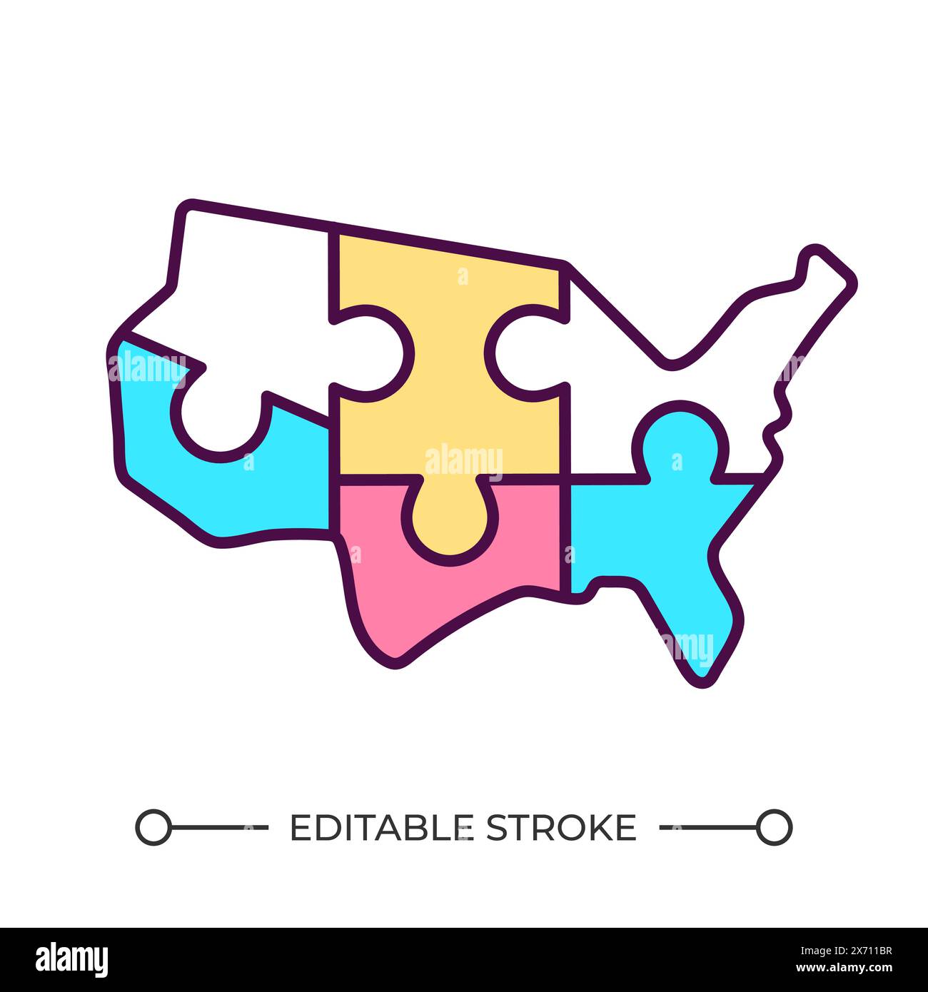 National unity RGB color icon Stock Vector Image & Art - Alamy