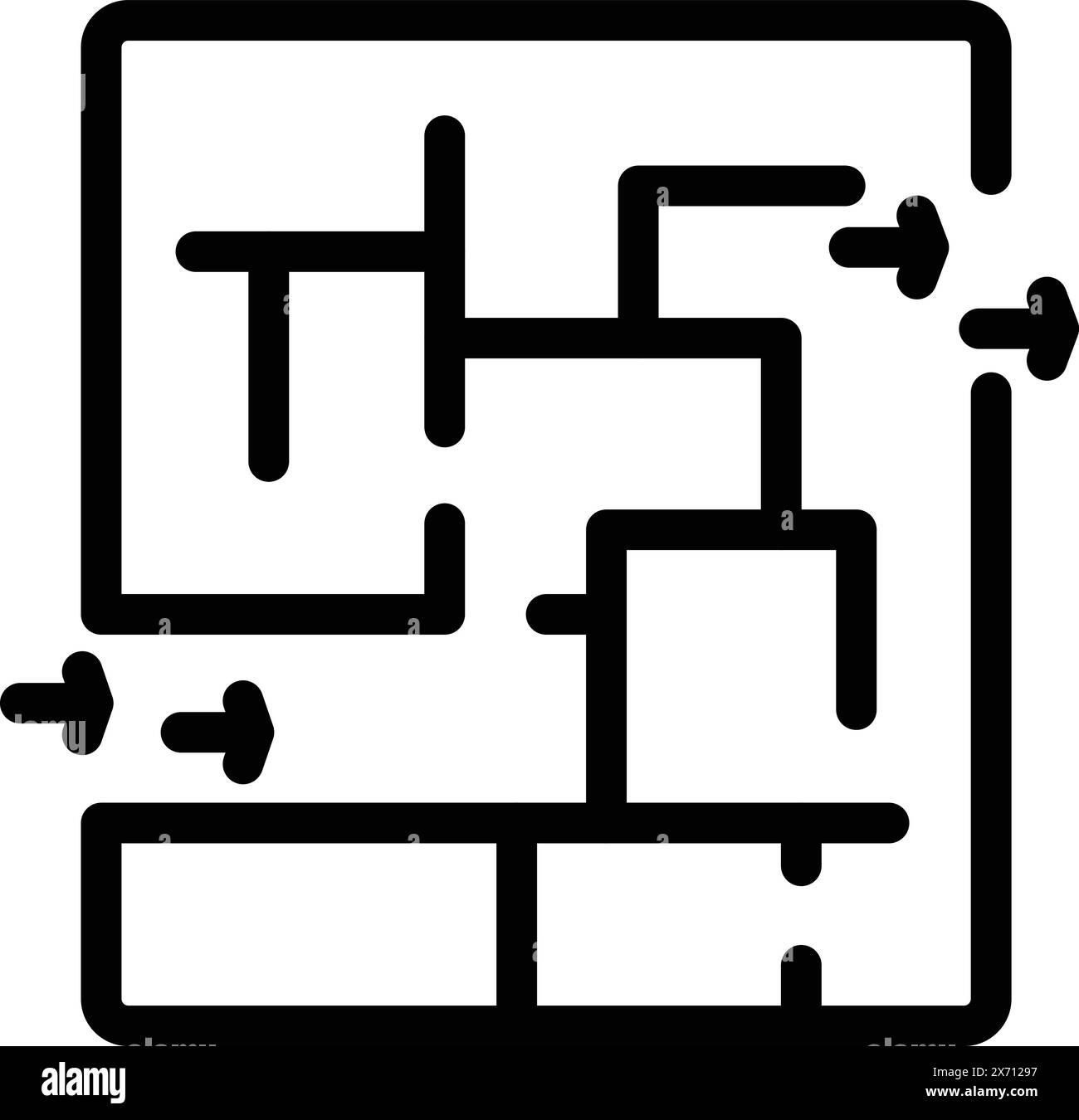 Problem Solving Coach Icon Outline Vector Decision Making Skill Life