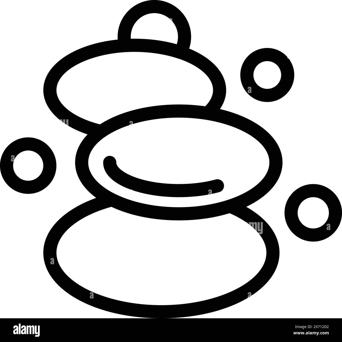 Wellness coach icon outline vector. Life balance training. Integrative ...