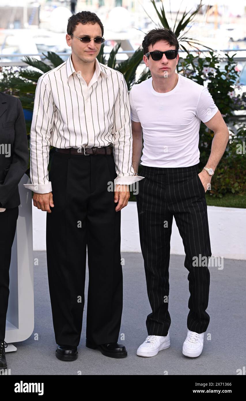 Cannes, France. May 17th, 2024. Barry Keoghan and Franz Rogowski ...