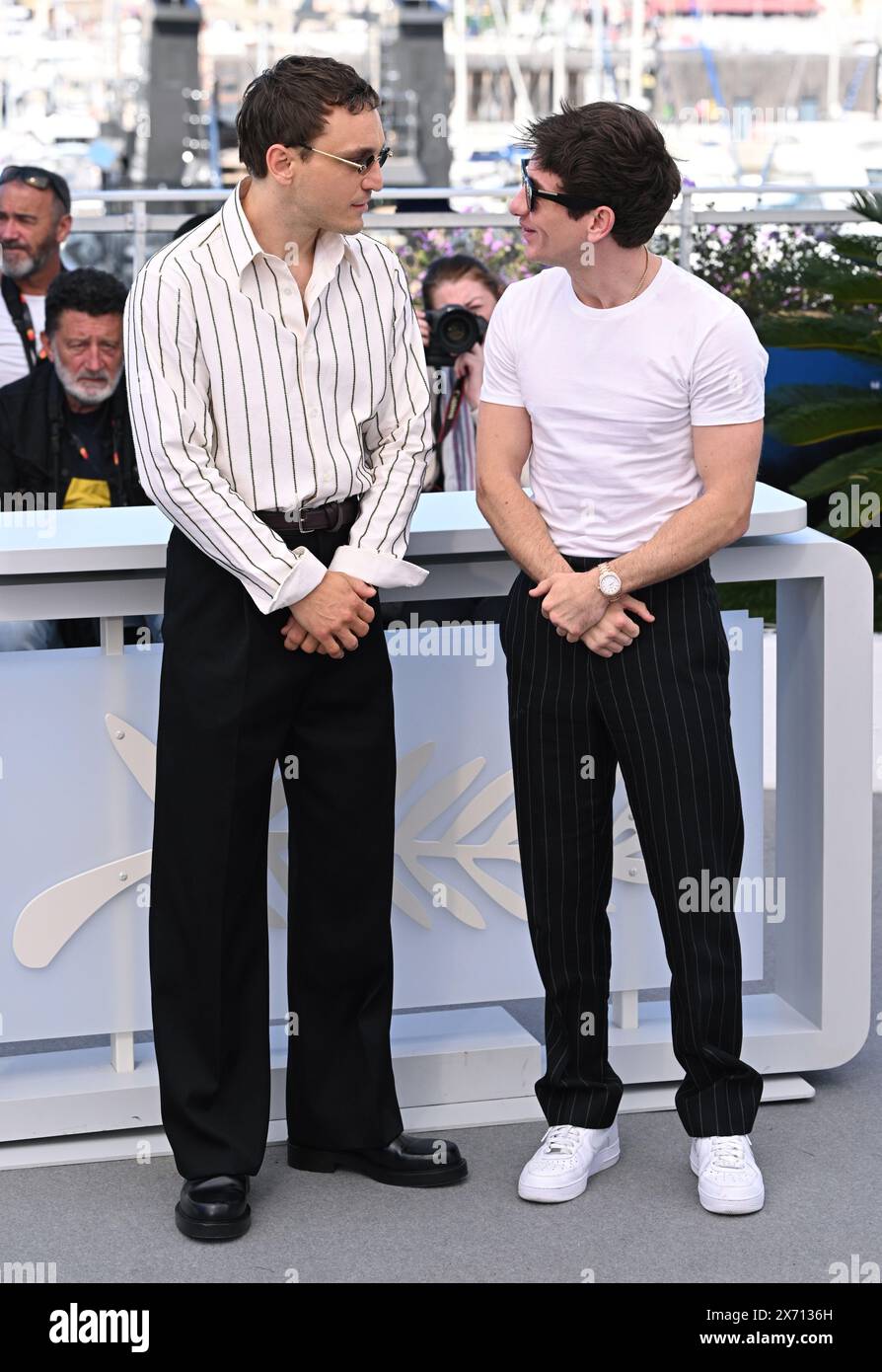 Cannes, France. May 17th, 2024. Barry Keoghan and Franz Rogowski ...