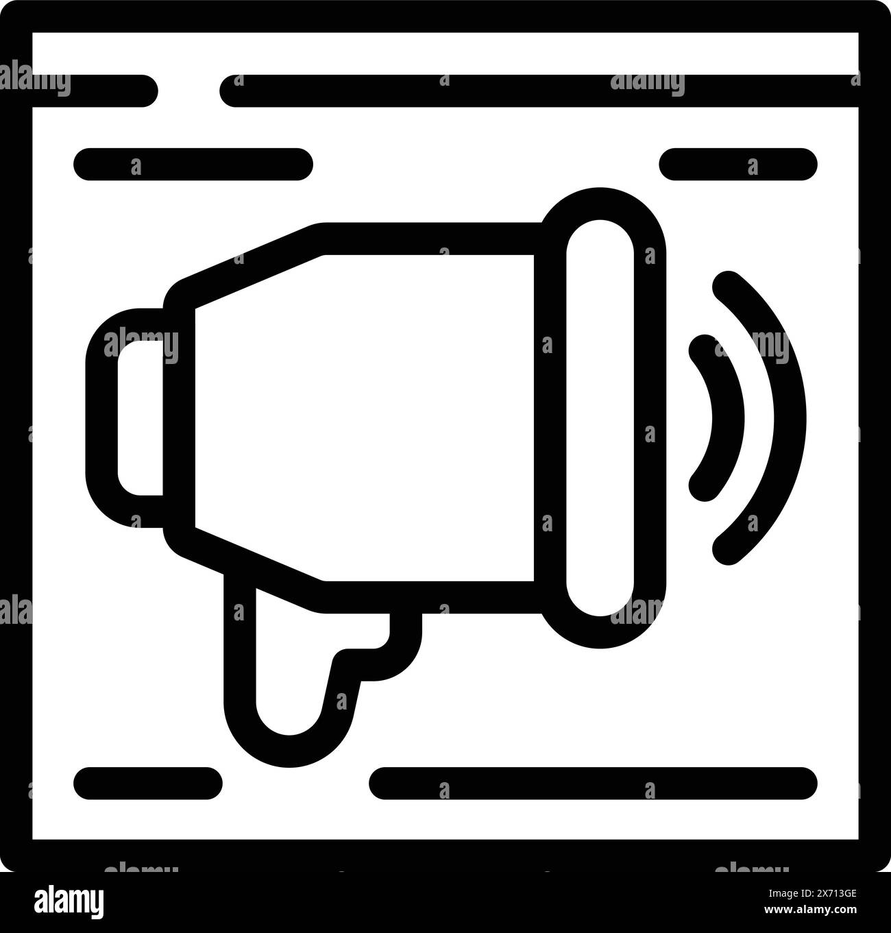 FAQ forum icon outline vector. Questions and answers page. Website info ...