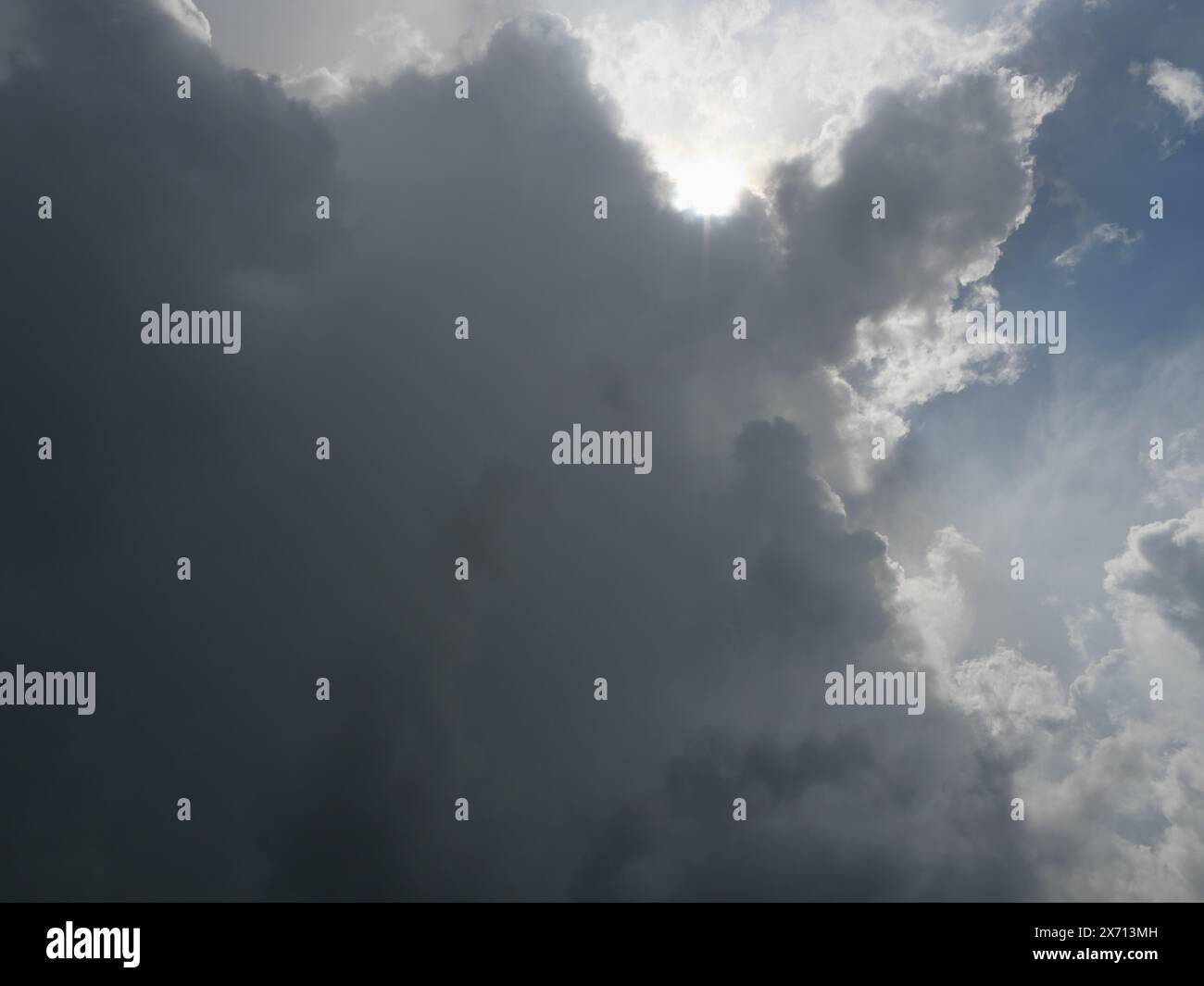 Cumulonimbus cloud formations on tropical sky , Nimbus moving ...