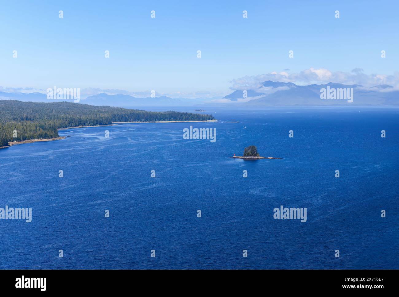 Aerial view of Misty Fjords National Monument, Alaska, USA Stock Photo ...