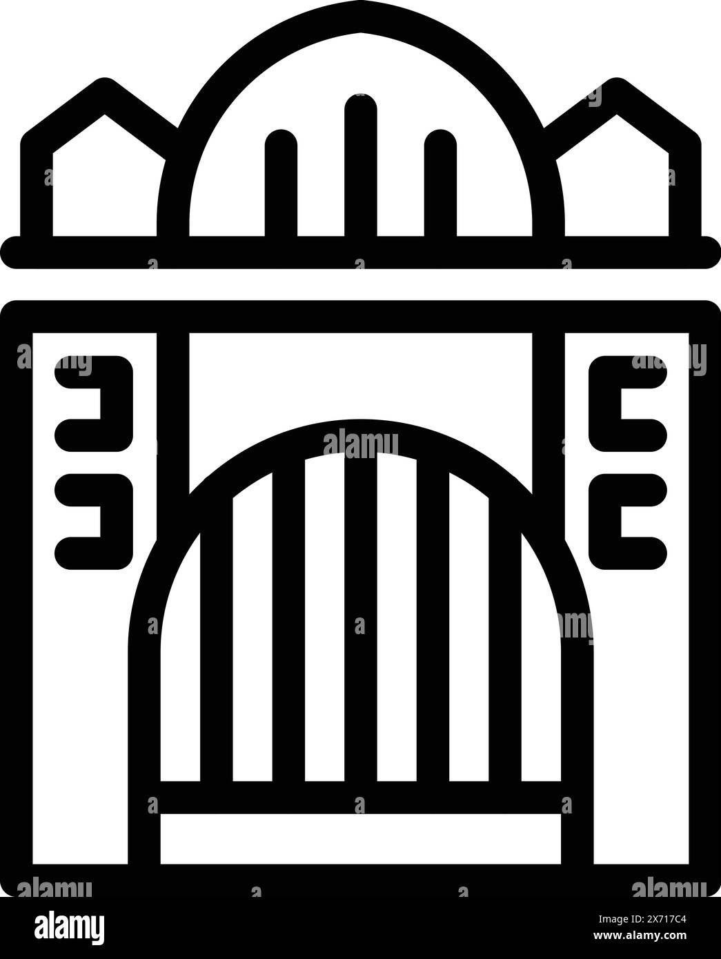 Saint Petersburg building icon outline vector. Imperial Russian ...