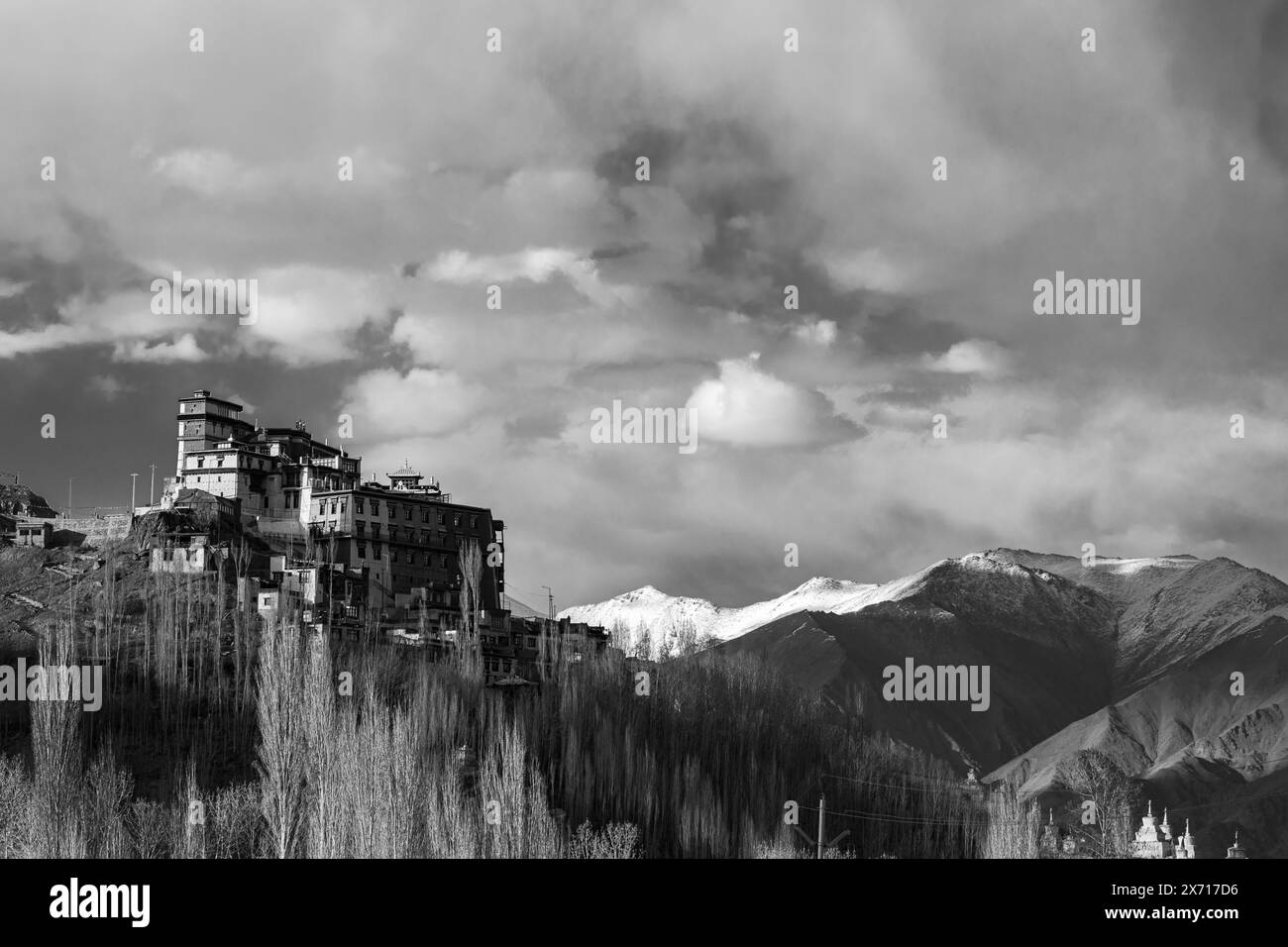 A view of Matho monastery also called Matho Gompa located in Leh ...