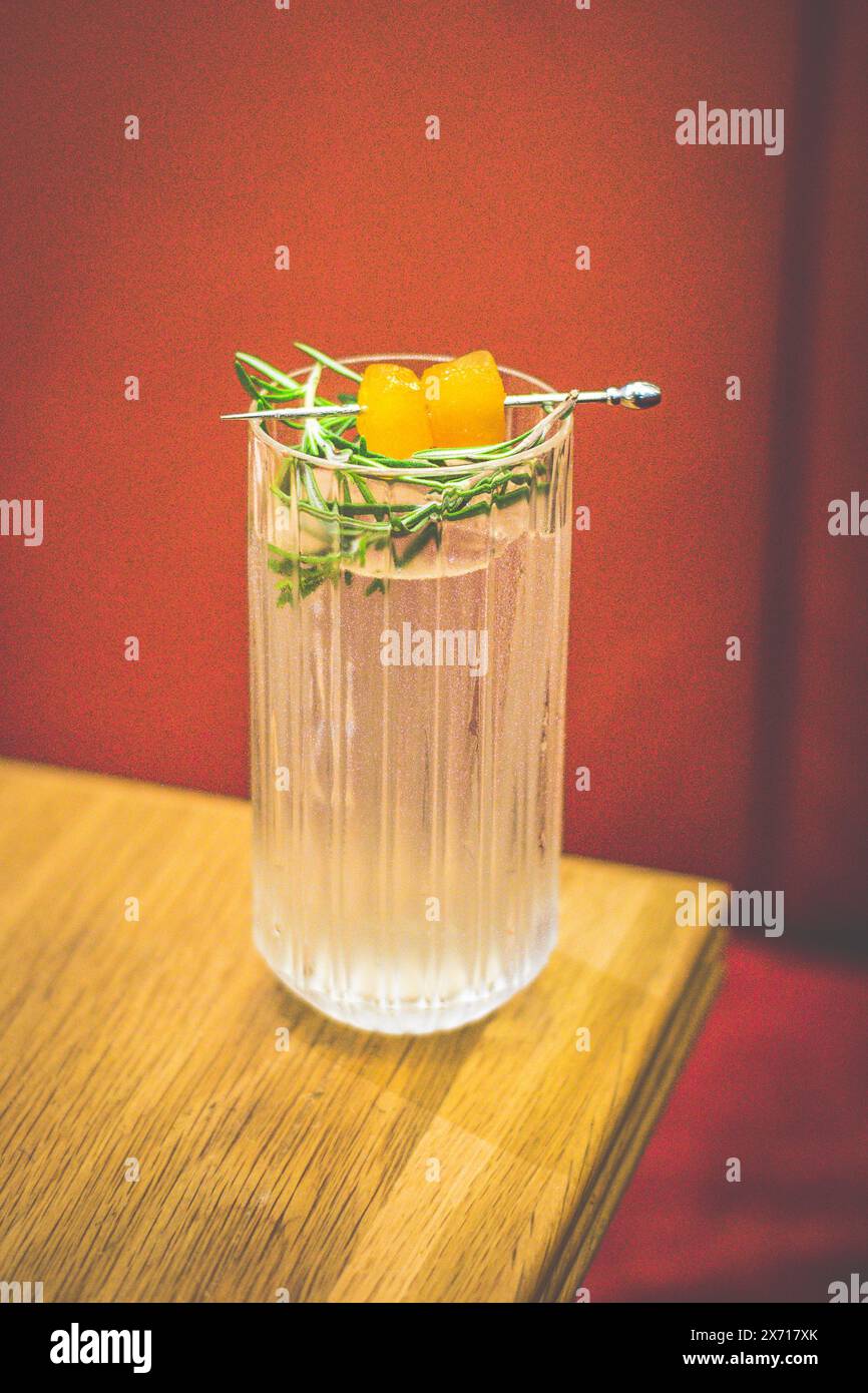 Zuma cocktail made from Plantation original dark rum, fresh lime juice ...