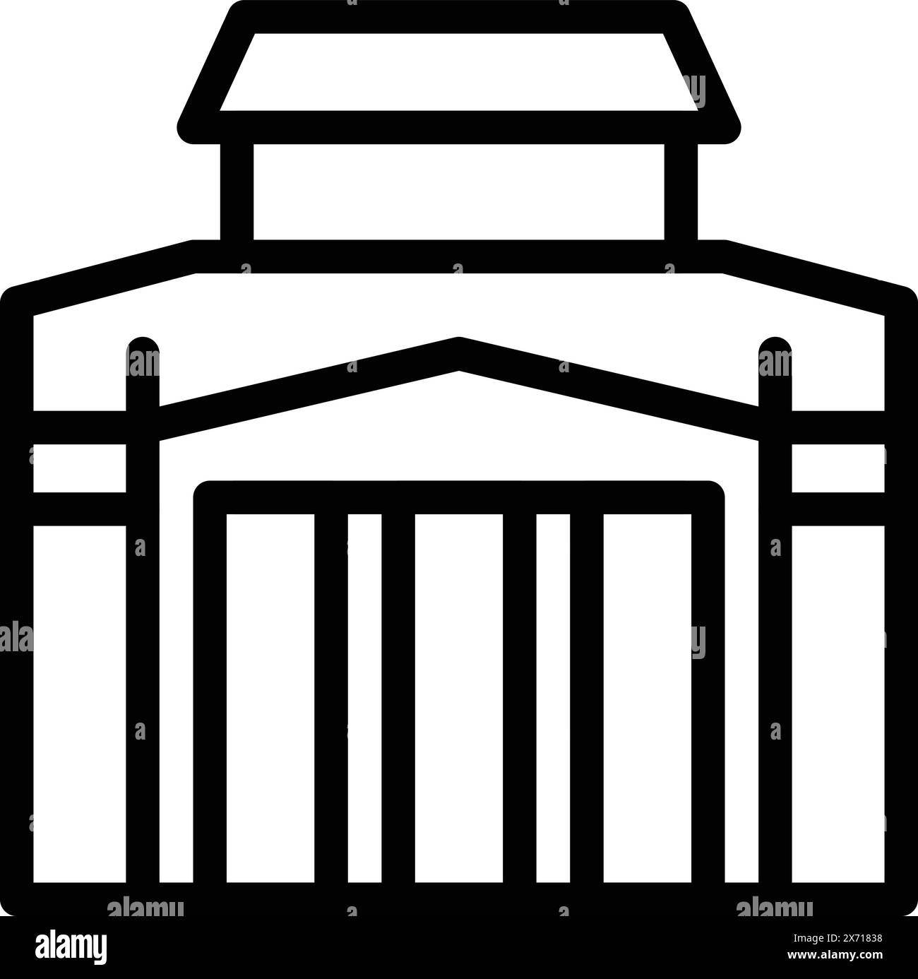 Saint Petersburg public landmark icon outline vector. Old neoclassical ...