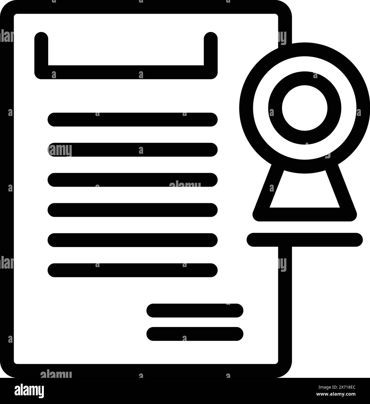 Certification badge icon concept with symbols. Achievements ...