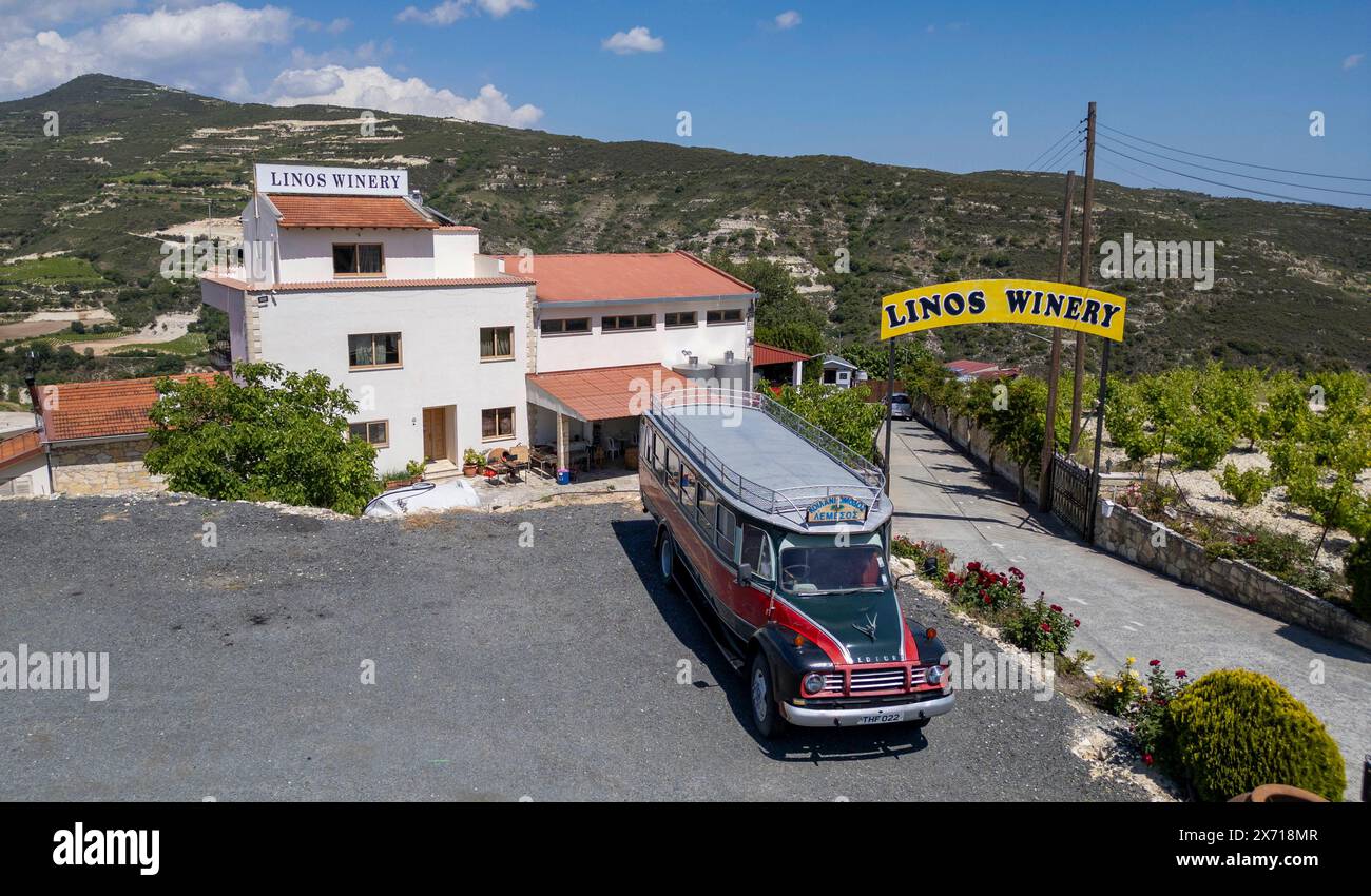 Linos winery Ktima Herodotou, Omodos, LImassol district, Cyprus Stock ...