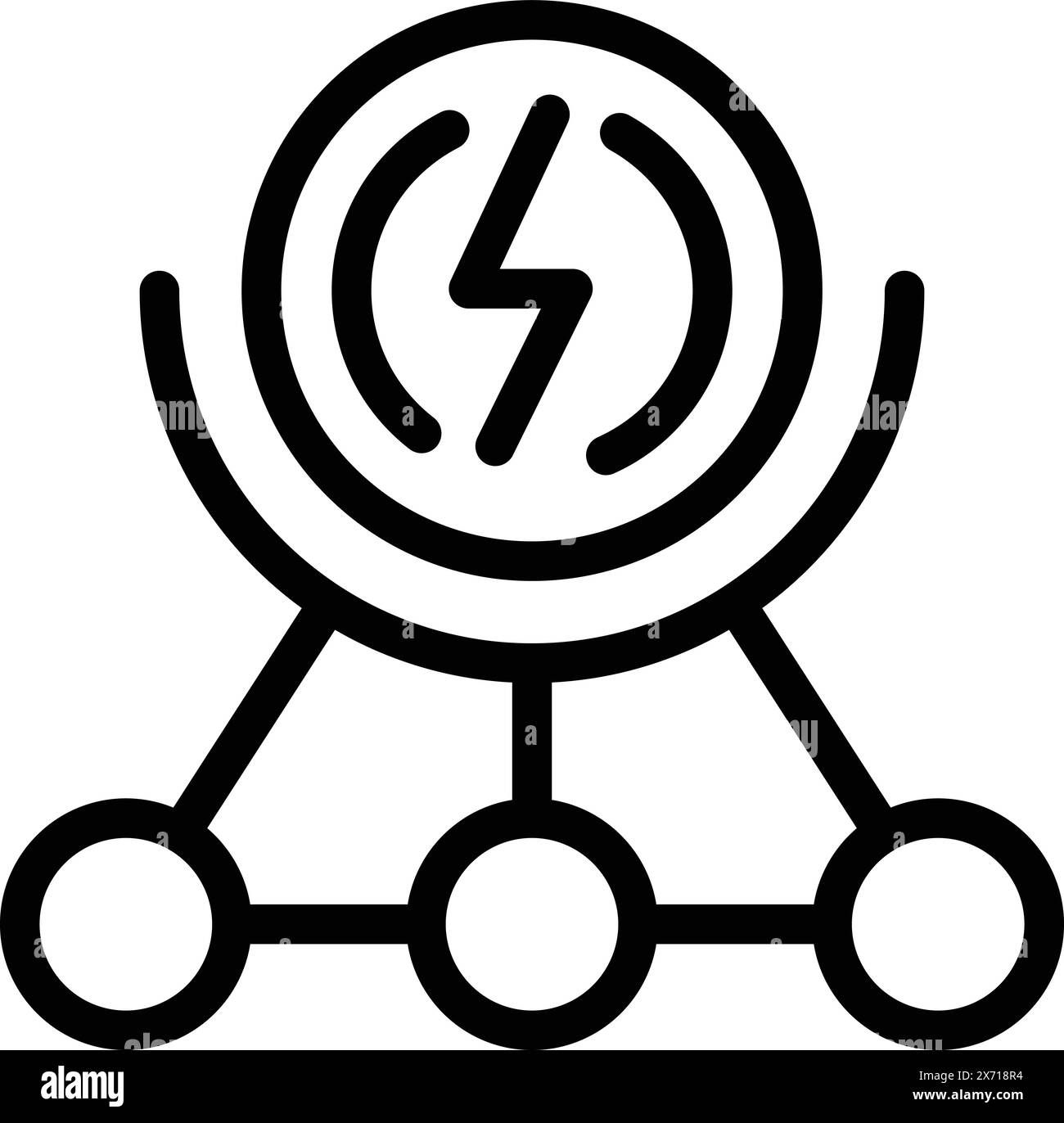 Smart electric grid Black and White Stock Photos & Images - Alamy