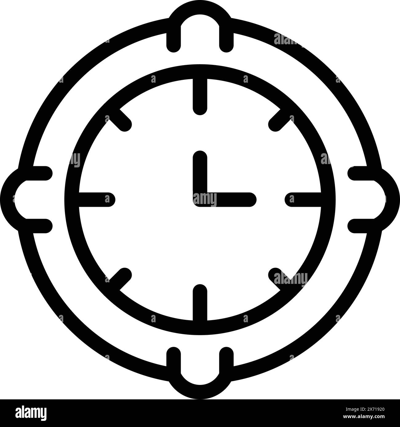 Minimalistic and contemporary black and white vector illustration of a ...