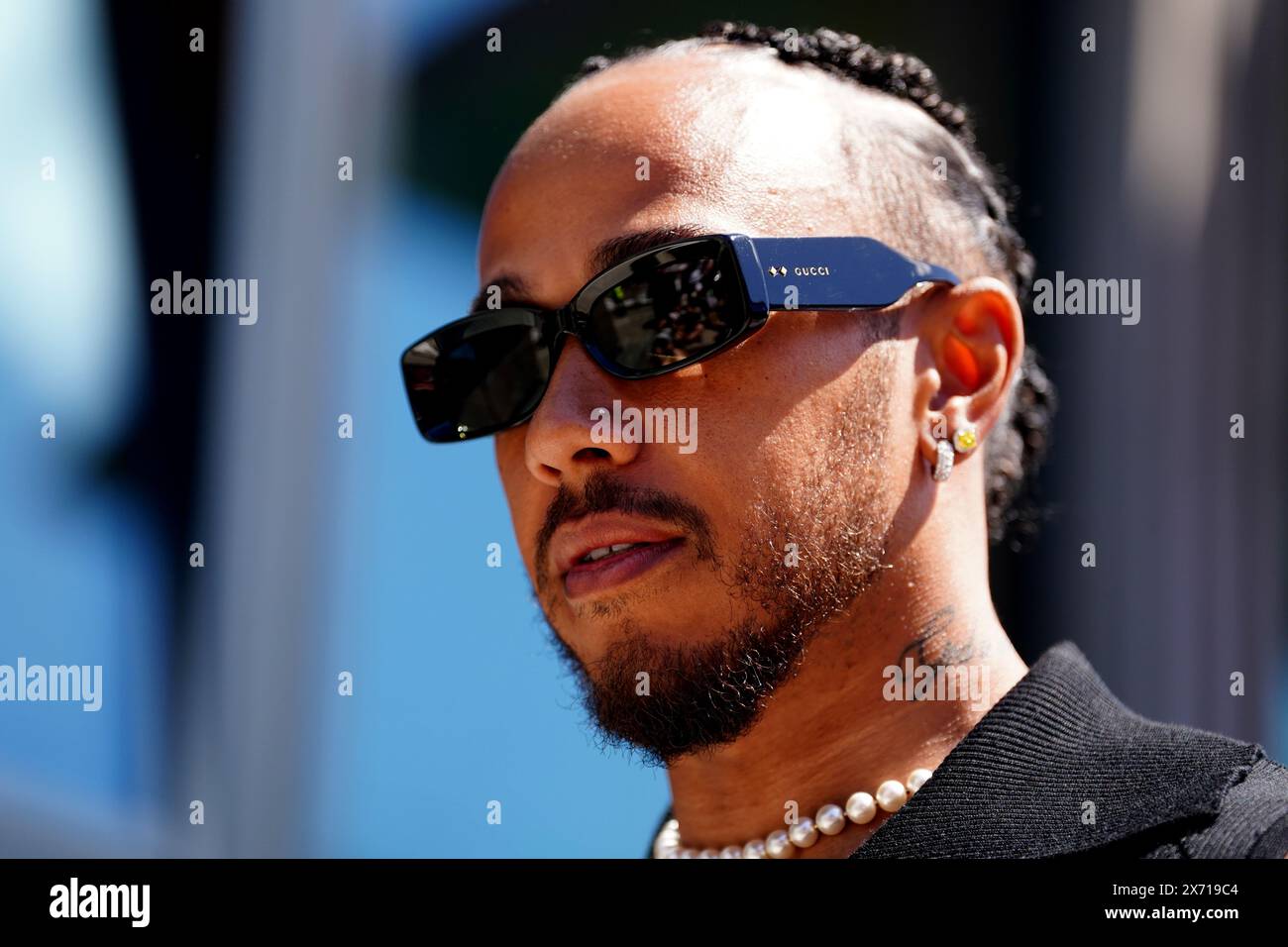 Mercedes driver Lewis Hamilton at the Autodromo Internazionale Enzo e ...