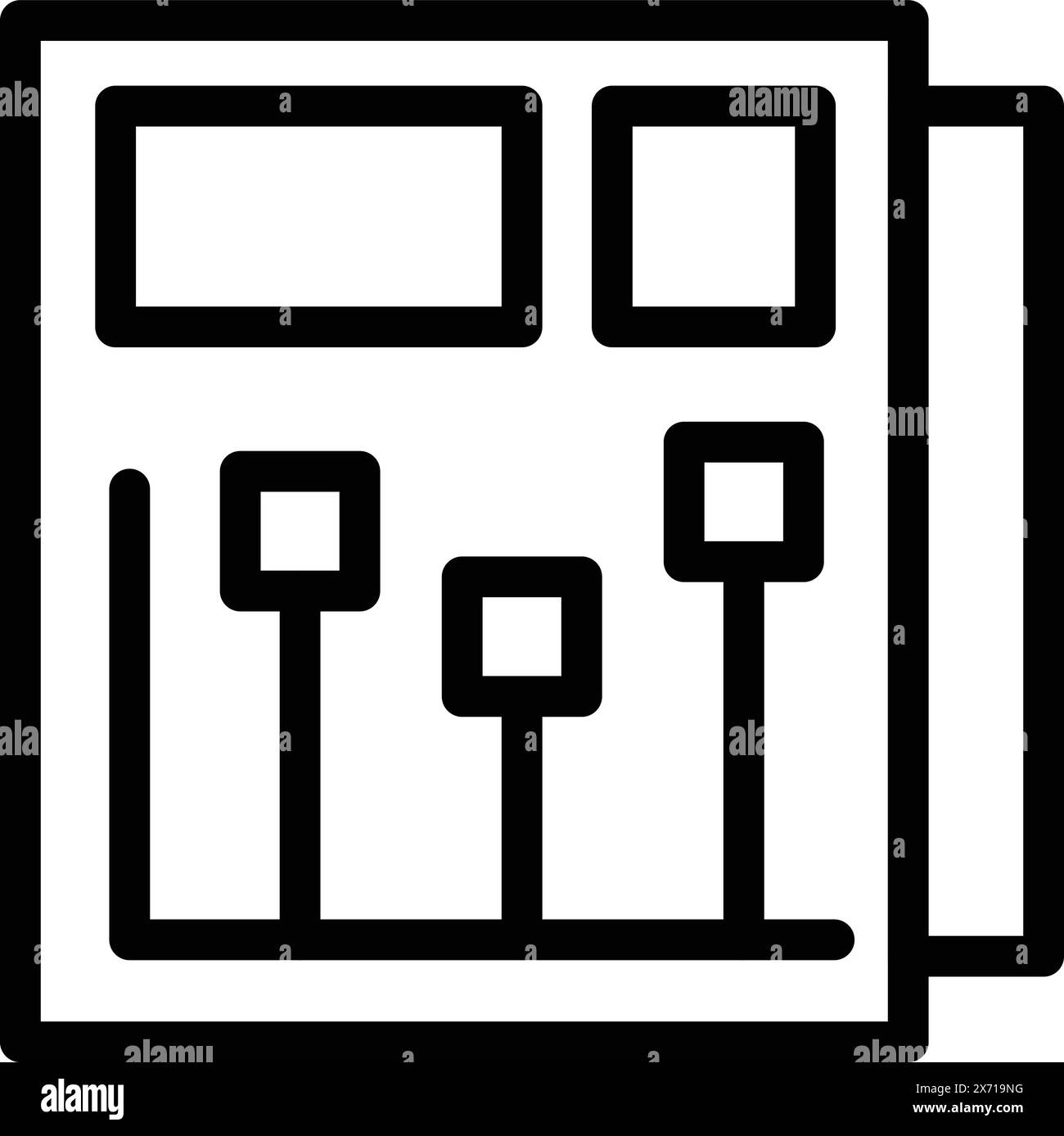 Modern motherboard pcb black Stock Vector Images - Alamy