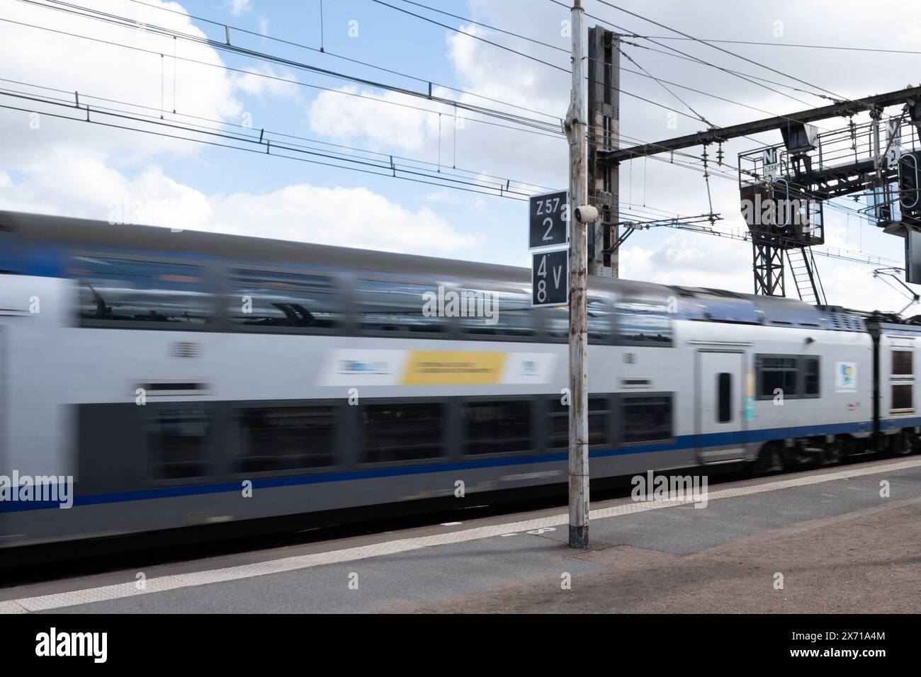 France. 17th May, 2024. Illustration RER Transport. SNCF, RER and ...